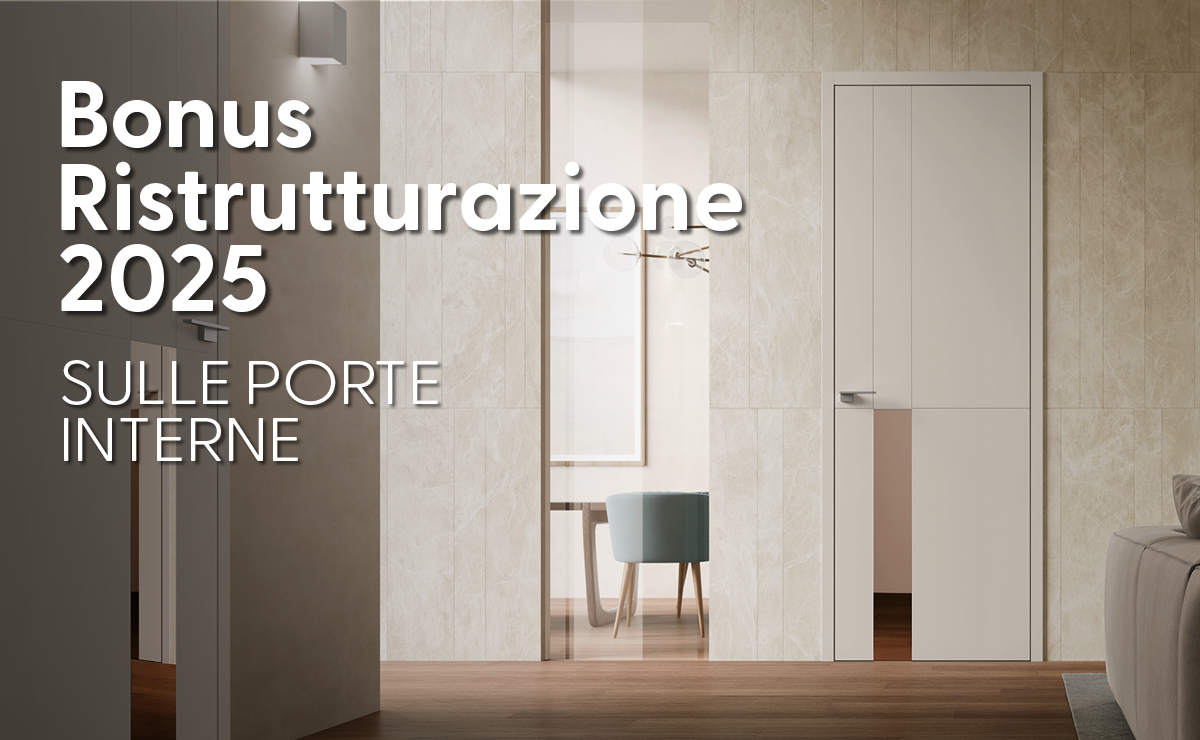 Bonus ristrutturazioni sulle porte interne - Venus Design